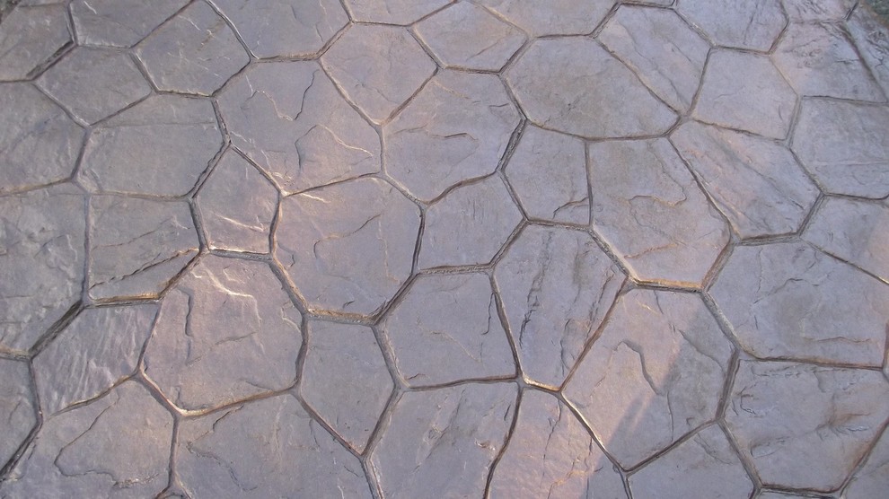 Stamped Concrete Wheel Chair Ramp. - Patio - Other - by Valley Stamped ...
