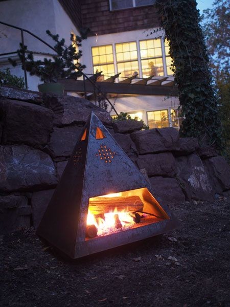 steel chiminea - Contemporary - Patio - San Diego - by Dagan Design ...