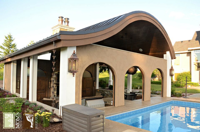 Stillwater Pool House - Mediterranean - Patio - Minneapolis - by ...