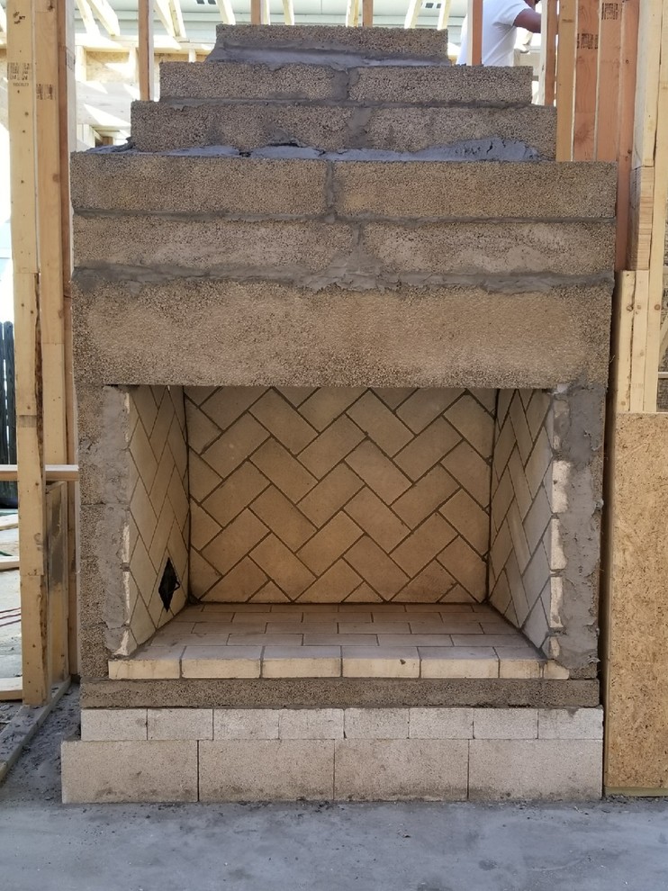 Stone Age Masonry Fireplace - Traditional - Patio - Dallas - by Aubrey ...