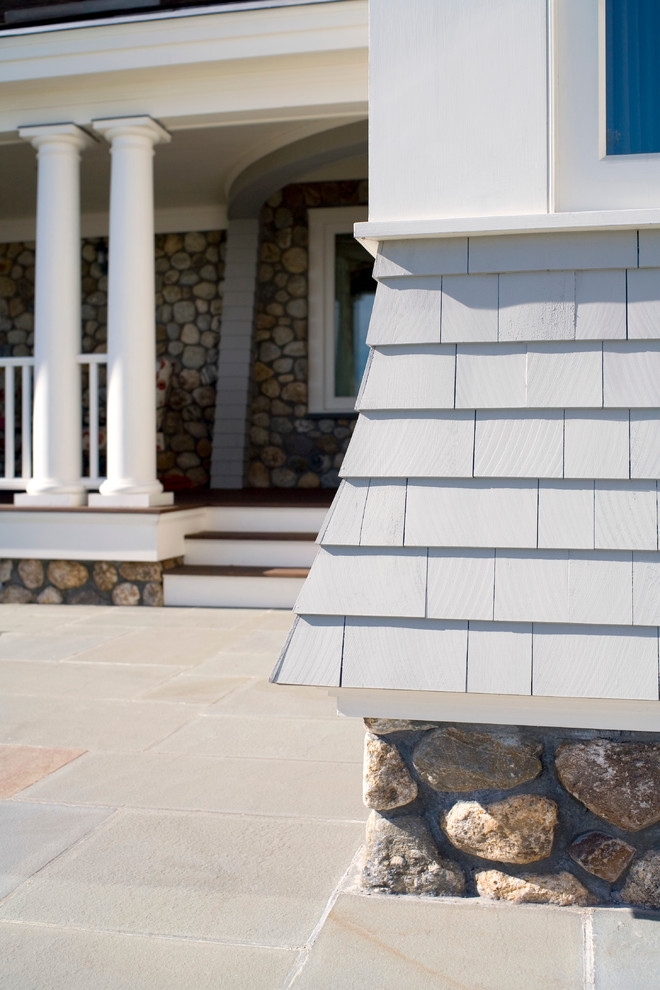 Stone and Water - Traditional - Patio - Providence - by MaMo Architects ...