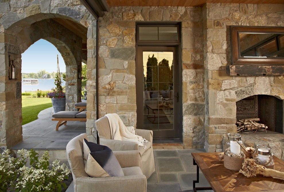 Stone Lake House - Traditional - Patio - Detroit - by VanBrouck ...