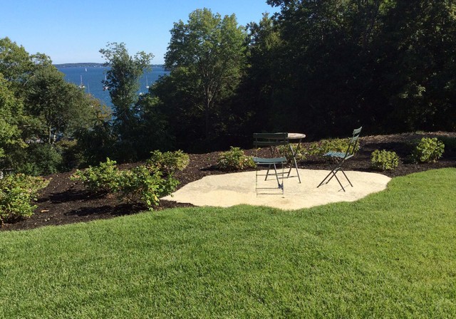 Stone Landings/Seating Areas - Traditional - Patio - Portland Maine ...
