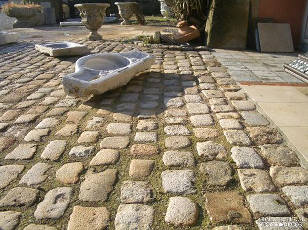 Stone Pavers – Antique, Reclaimed Limestone ‘Cobble Stone’ pavers ...