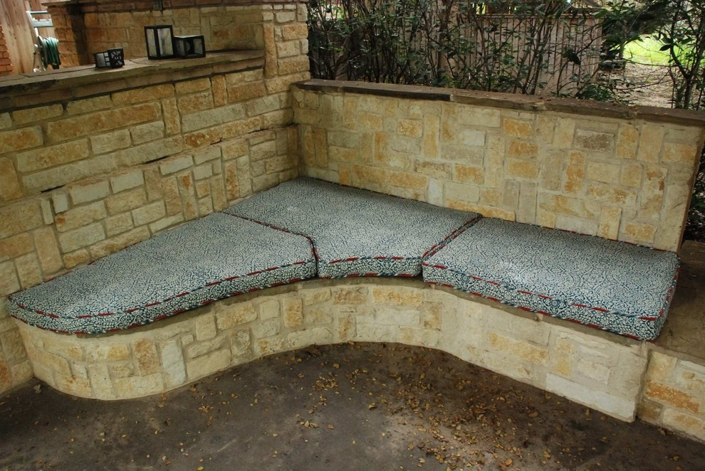 Stone Sofa - Traditional - Patio - Dallas - by Bellinger Design Group ...
