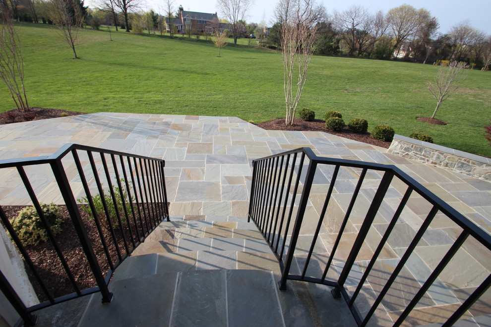 Stone Steps, Walkway, Patio - Patio - DC Metro - by Leveille Home ...