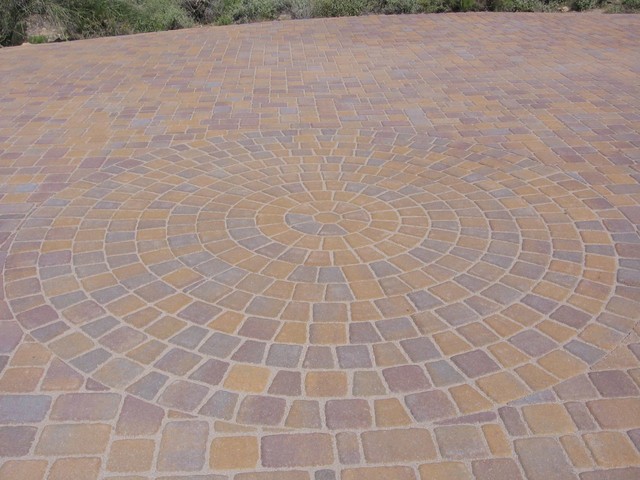 Stone, Travertine, Pavers - Traditional - Patio - Phoenix - by Pryors ...