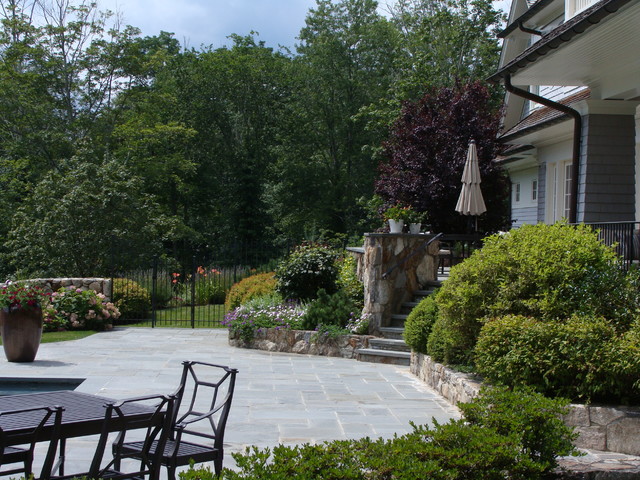 Stone Walls, Patios and Hardscape - Traditional - Patio - New York - by ...