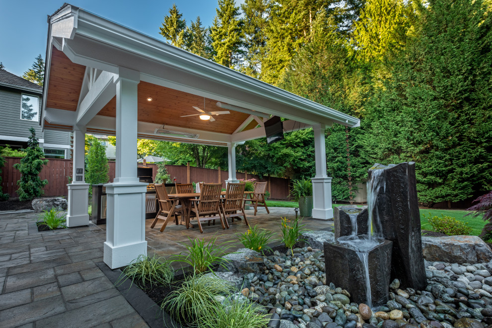 Suburban Oasis - Traditional - Patio - Seattle - by Alderwood Landscape ...