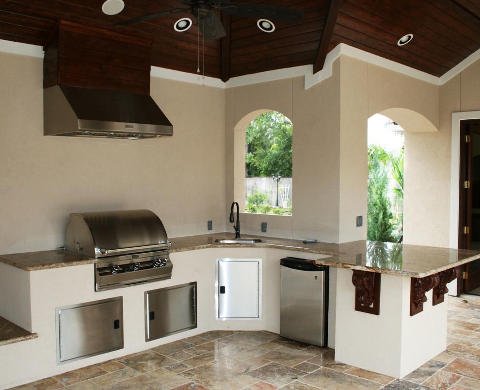 Summer Kitchens, Cabanas, and Patio Covers - Mediterranean - Patio ...