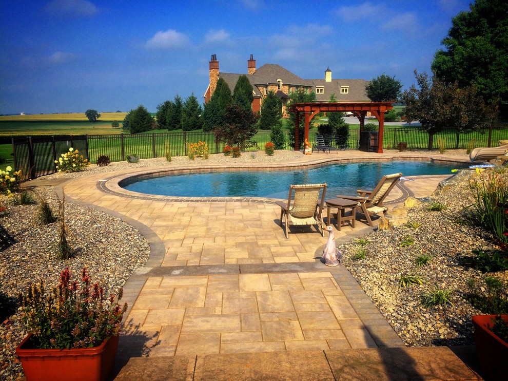 Swimming Pool Patio and Living Area - Patio - Other - by C.E. Pontz ...