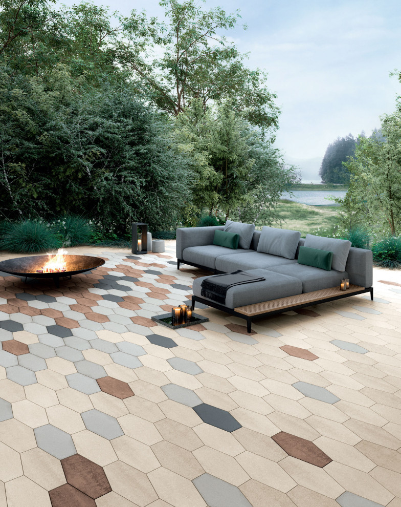 Techo-Bloc Hexa 60 - Modern - Patio - New York - by Astro Masonry | Houzz