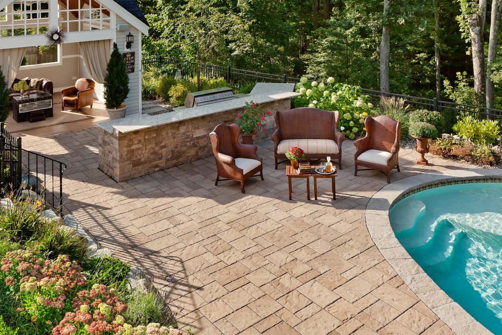 Techo-Bloc | Outdoor Cooking Features - Traditional - Patio - Baltimore ...