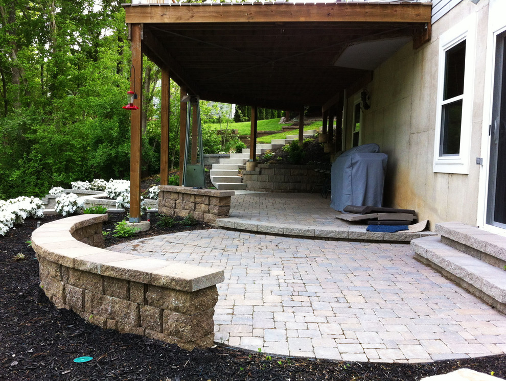 Terraced Paver Patio - Traditional - Patio - St Louis - by Elevate ...