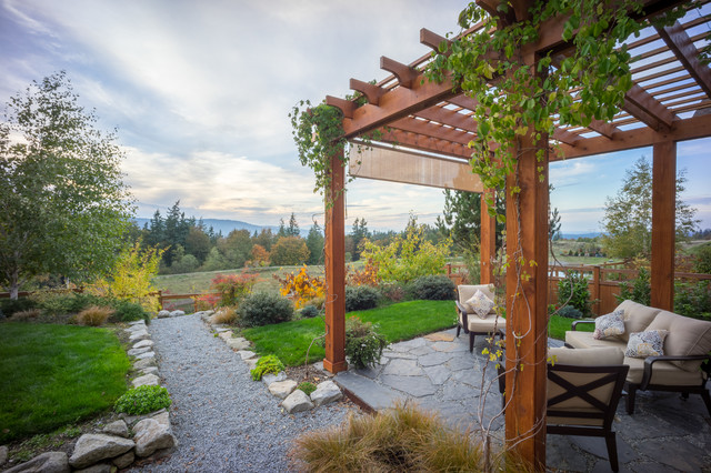 Terraced View - Traditional - Patio - Seattle - by Juxtapose Design ...
