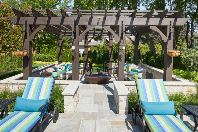 The Curved Lot - Traditional - Patio - Toronto - by David Small Designs ...