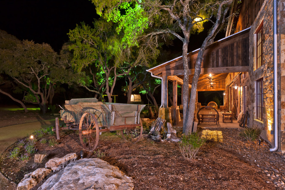 The Party Barn @ Branded T Ranch - Rustic - Patio - Austin - by Todd ...