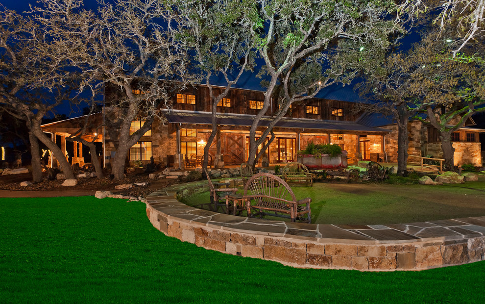 The Party Barn @ Branded T Ranch - Rustic - Patio - Austin - by Todd ...