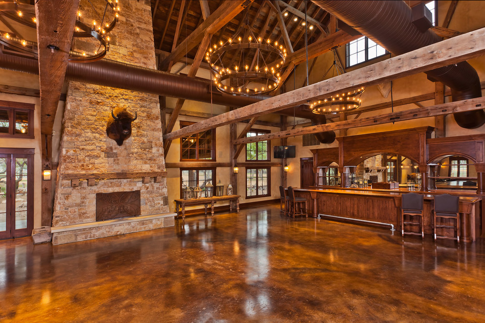 The Party Barn @ Branded T Ranch - Rustic - Patio - Austin - by Todd ...