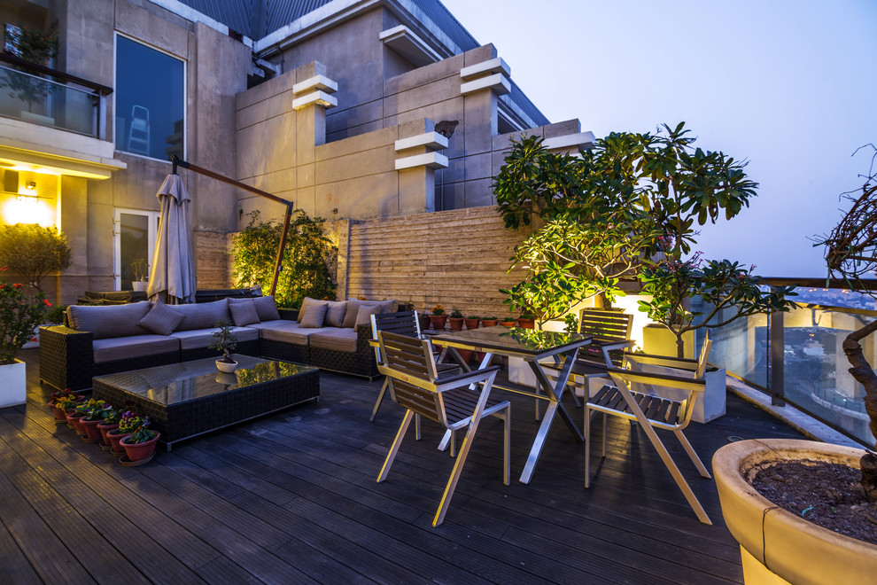 The PentHaus,New Delhi. - Contemporary - Patio - Delhi - by RENESA ...