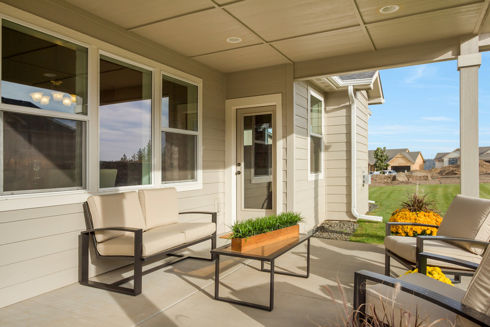 The Snowbrush Home Plan - Transitional - Patio - Other - by Simplicity ...