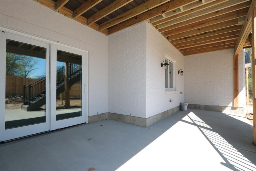 The Villas Of Montgomery | Custom Patio Model Home - Transitional ...