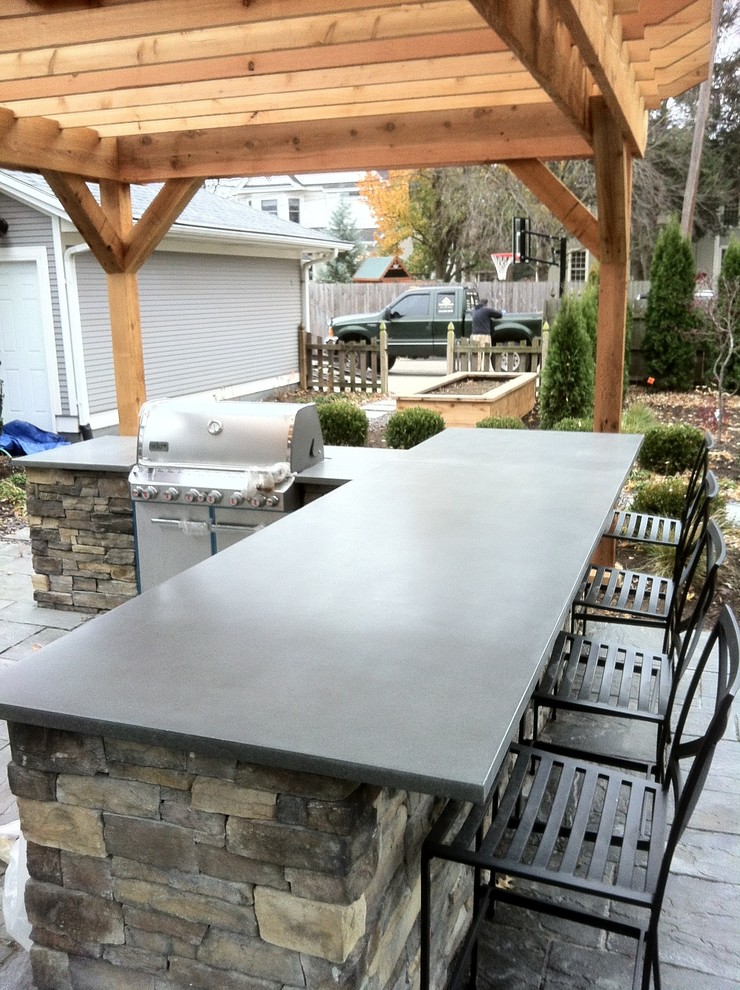 Thompson - Traditional - Patio - St Louis - by Interior Concrete | Houzz Thompson - Traditional - Patio - St Louis - by Interior Concrete | Houzz