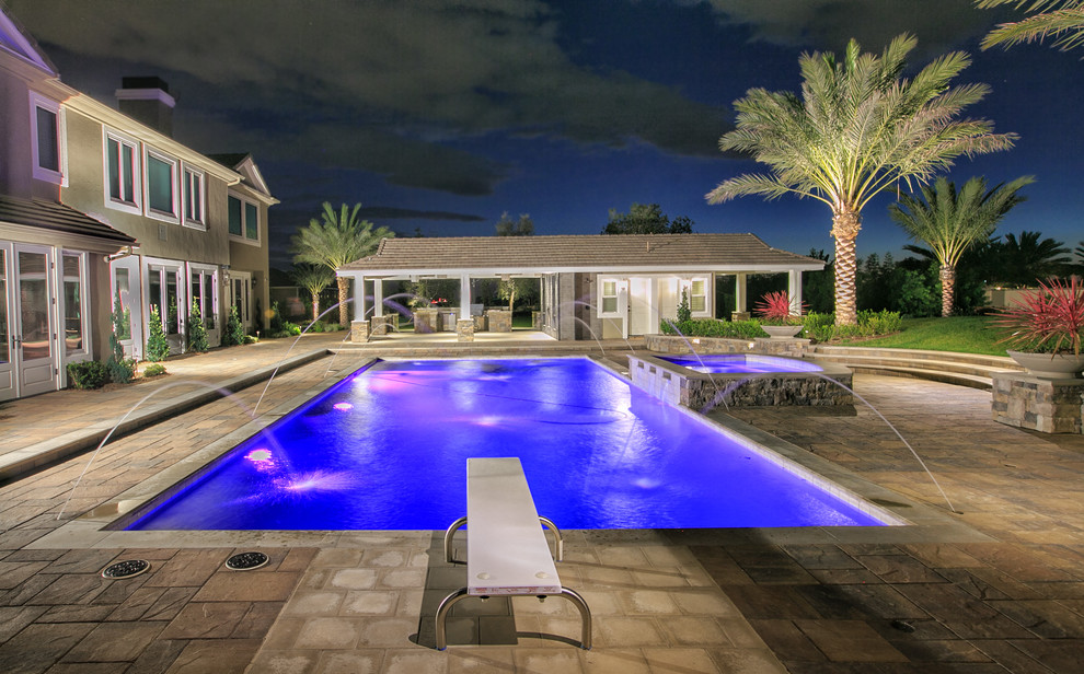 Thorton Project : Western Outdoor Designs - Traditional - Pool - San ...