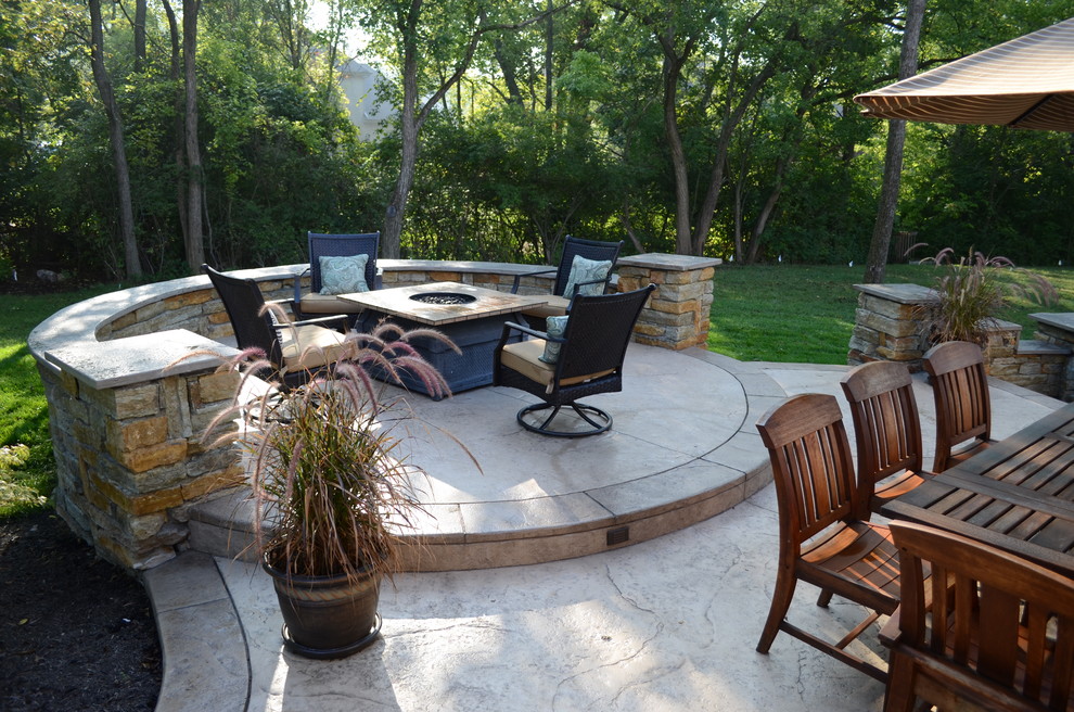 Tiered Backyard Patio - Traditional - Patio - Cincinnati - by ...