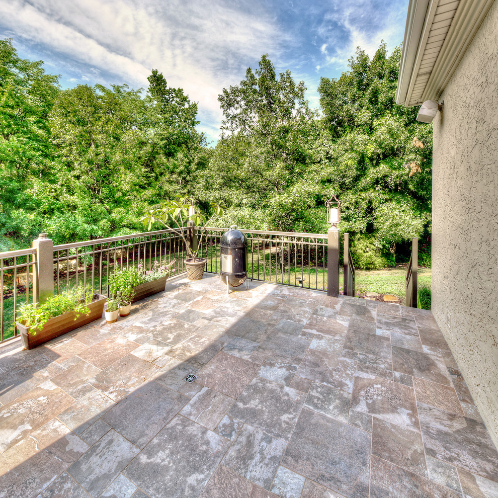 Tiled Veranda Addition - Traditional - Patio - Kansas City - by Country ...