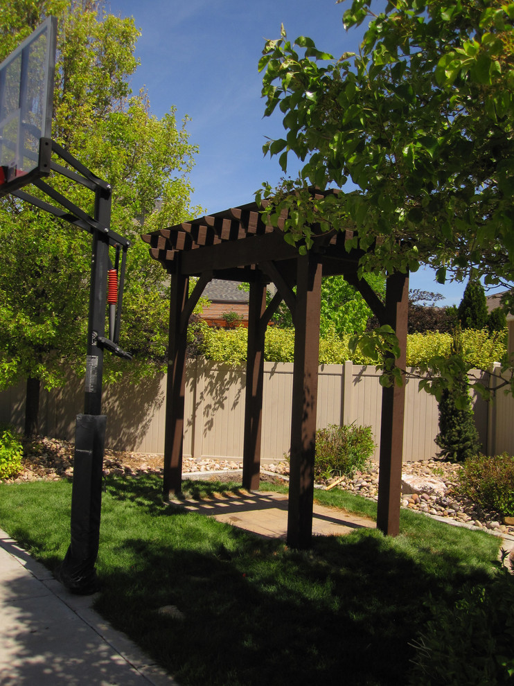 Timber Frame Garden Arbor - Traditional - Patio - Salt Lake City - by ...