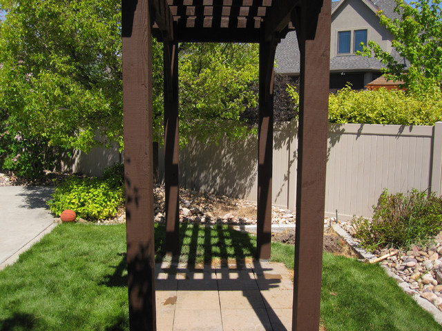 Timber Frame Garden Arbor - Classique - Terrasse et Patio - Salt Lake ...