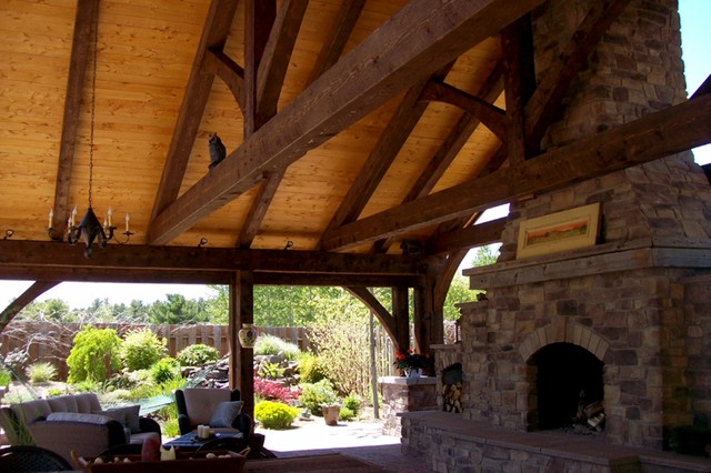 Timber Frame Outdoor Leisure Structures (Outdoor Kitchens, Gazebos ...