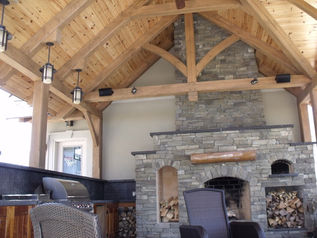 Timber Frame Outdoor Leisure Structures (Outdoor Kitchens, Gazebos ...