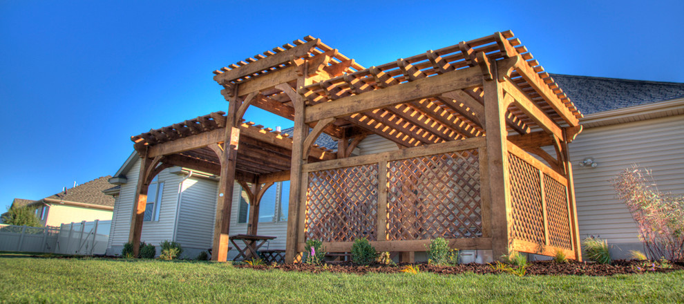 Timber Frame Pergola - Traditional - Patio - Other - by Outback ...