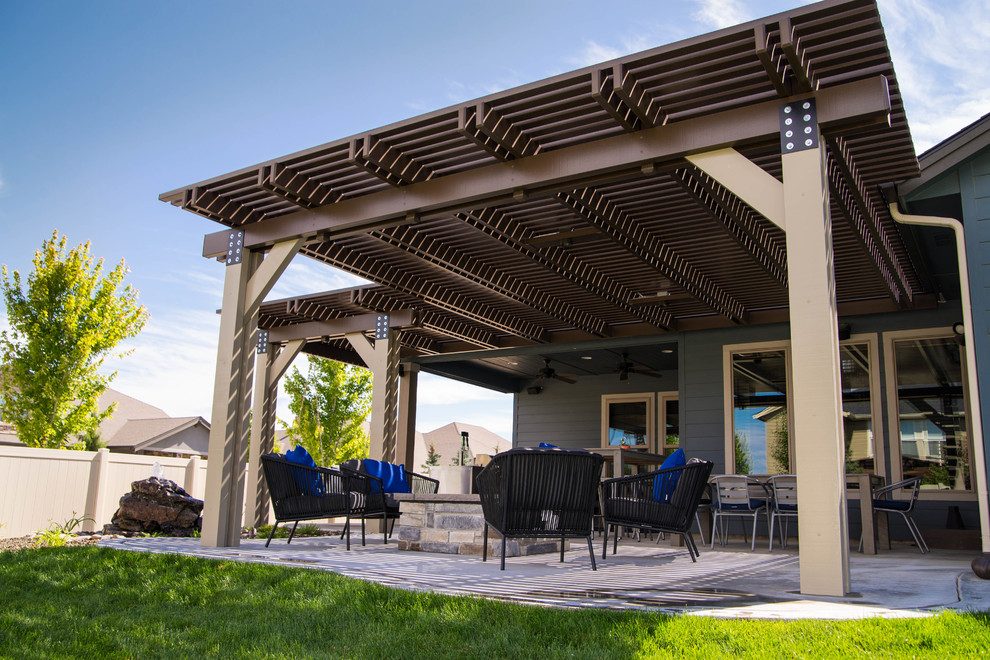 Timber Frame - Craftsman - Terrasse et Patio - Boise - par ShadeWorks ...