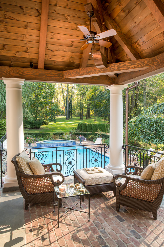 Timber Framed Pavilion - Traditional - Patio - Philadelphia - by Hugh ...