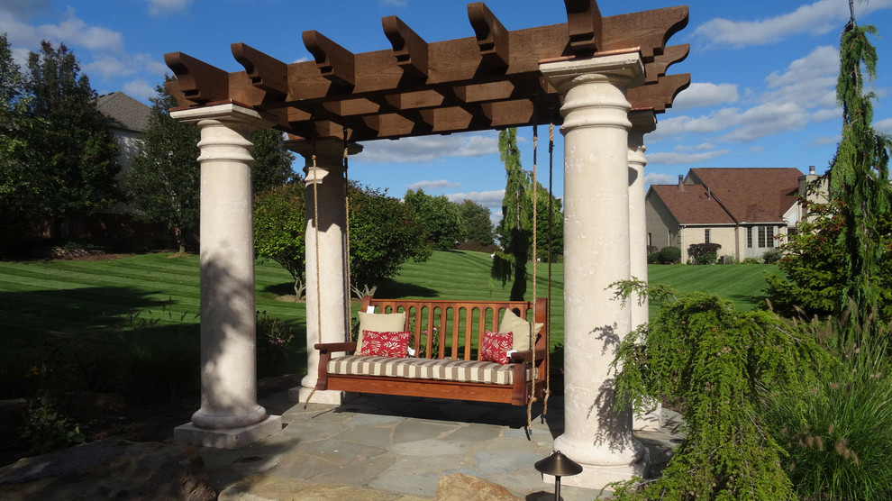 Timber Framed Swings Arbors - Midcentury - Patio - Salt Lake City - by ...