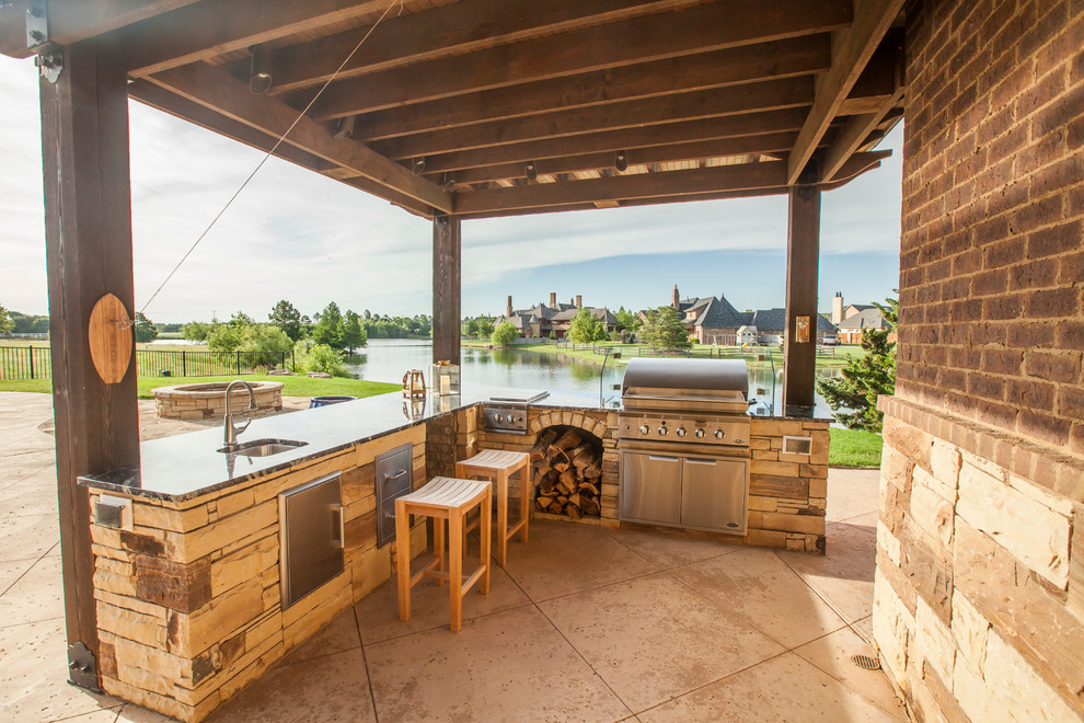 Traditional Residence - Fairview Farms - Traditional - Patio - Oklahoma ...