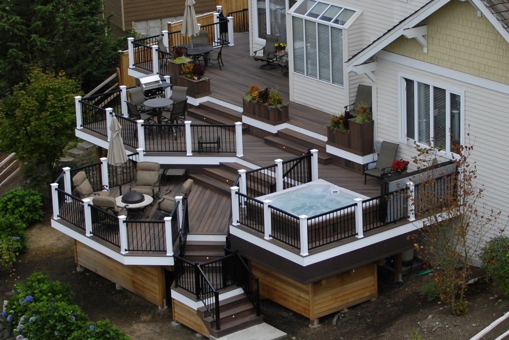 Trex Decking - Traditional - Patio - Seattle - by West Coast Decks | Houzz