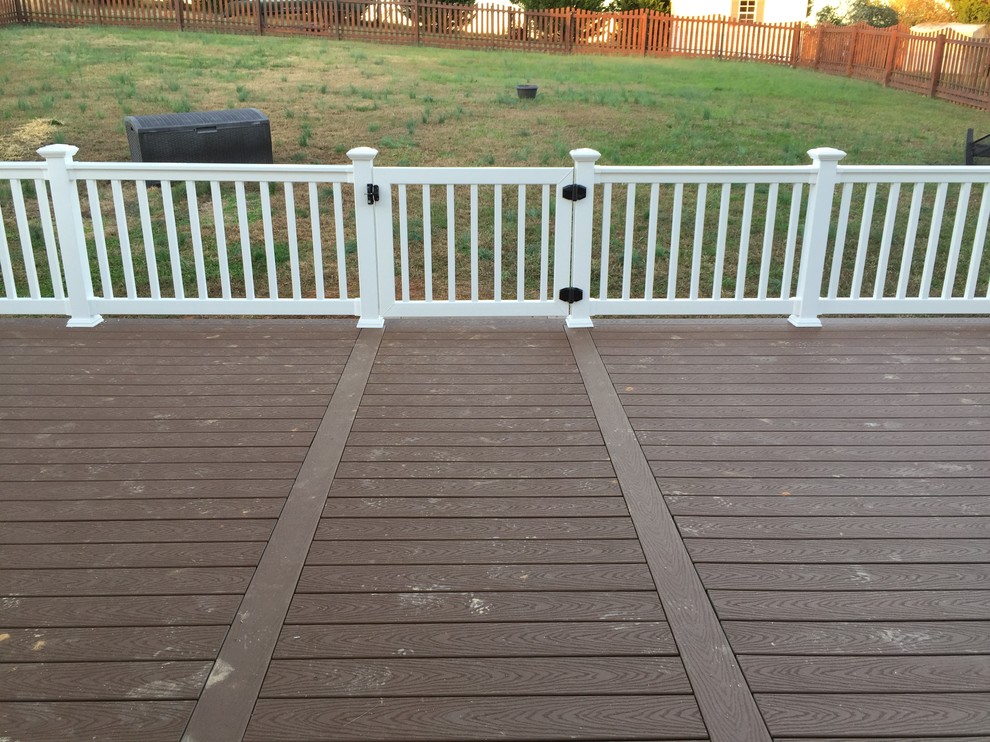 TREX Enhance- Color Saddle With Azek Fascia and MVP Charleston Railing ...