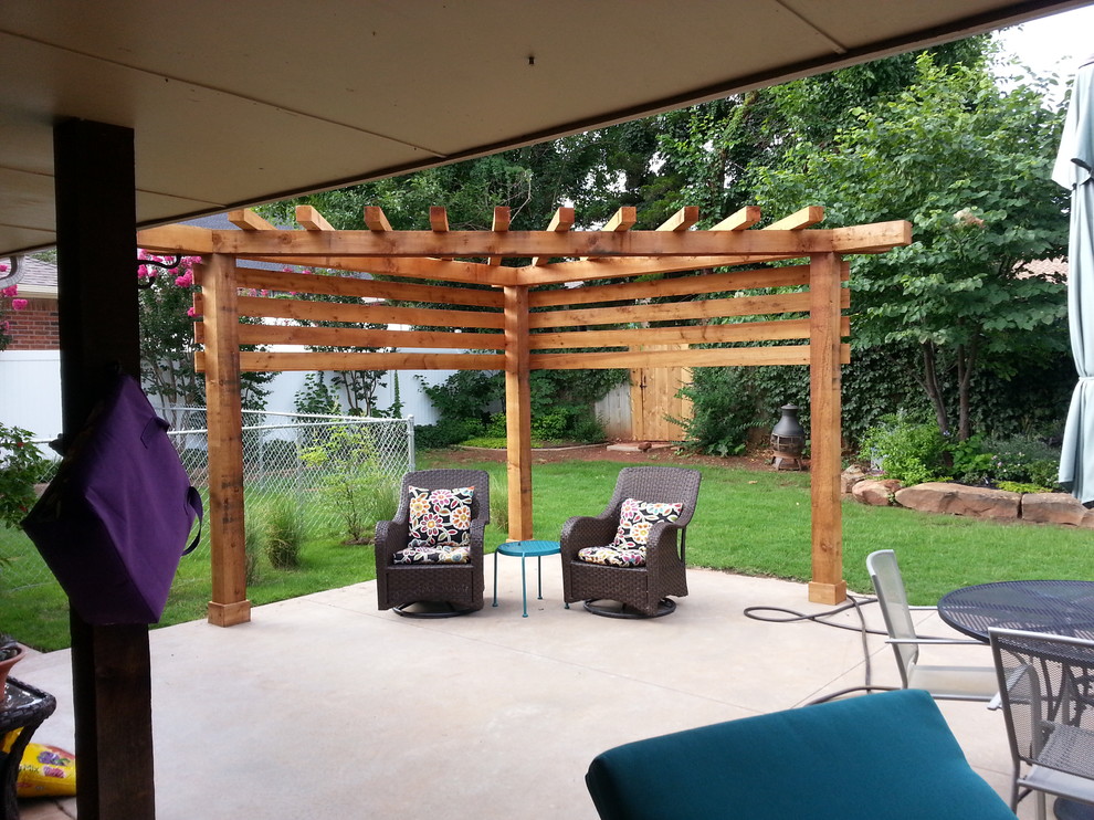 Triangle Pergola - Traditional - Patio - Oklahoma City - by Boss ...
