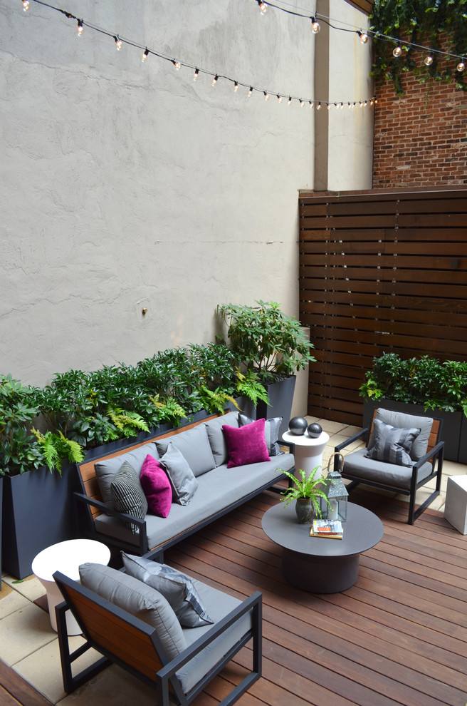 Tribeca Pool Garden - Contemporary - Patio - New York - by Jeffrey Erb ...