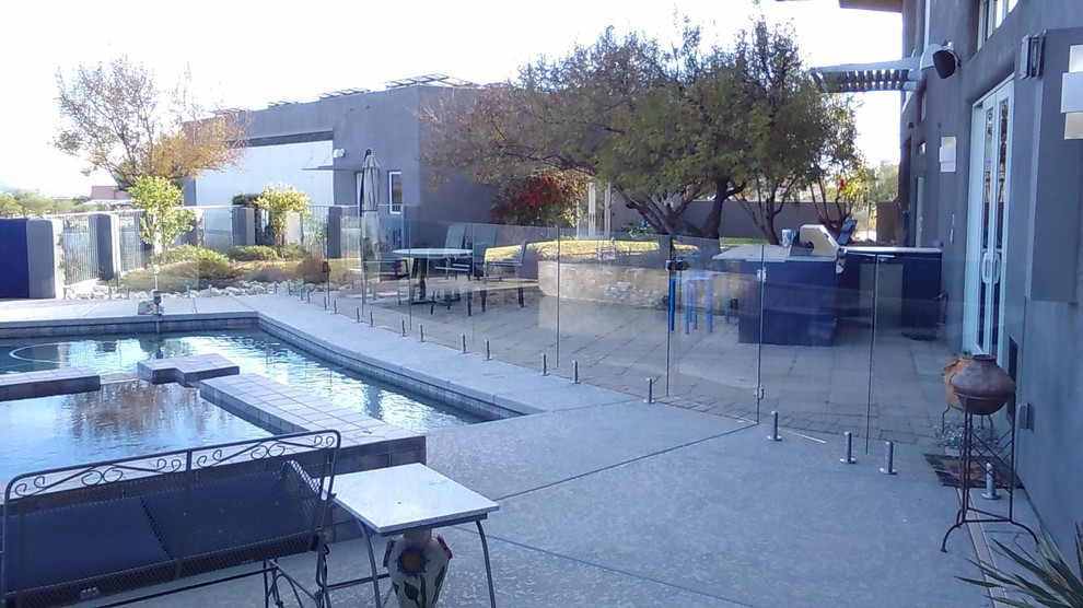 Tucson, Arizona - Contemporary - Patio - Phoenix - by AquaView Fencing ...