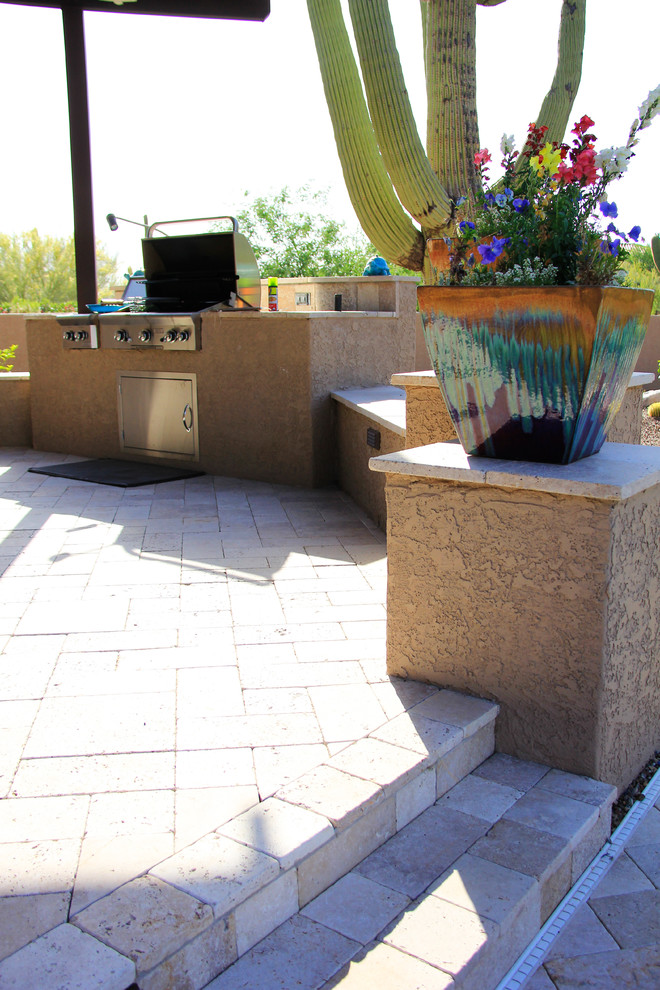 Tucson Travertine - Mediterranean - Patio - Phoenix - by Santa Rita ...
