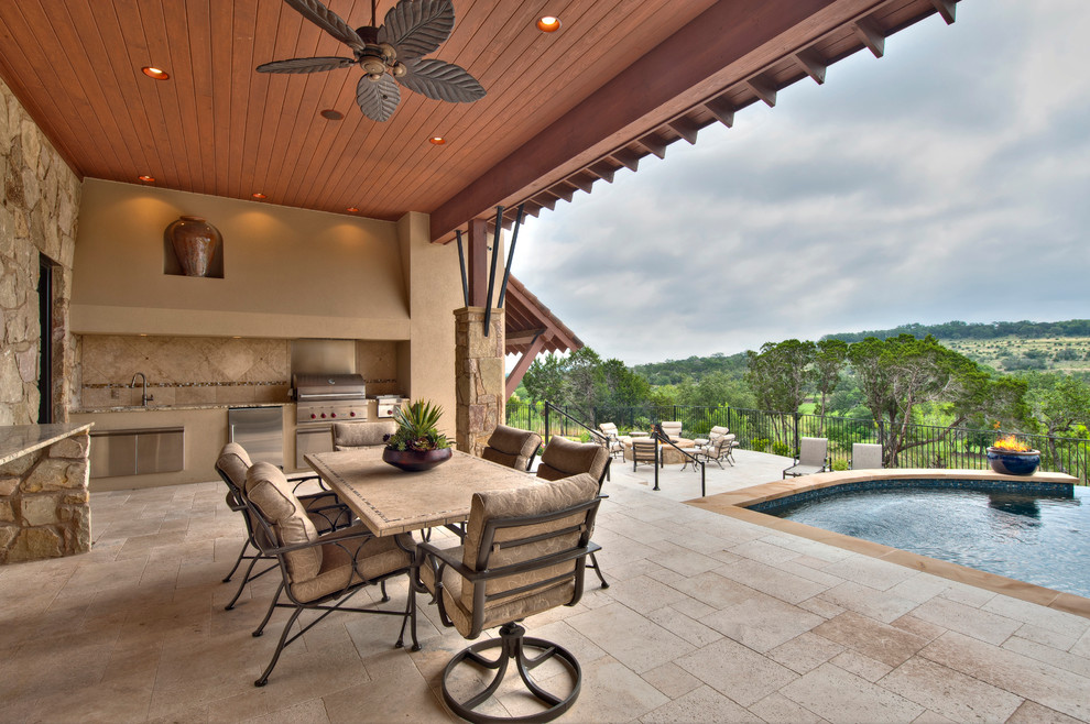 Tuscan Custom Home on Golf Course - Mediterranean - Patio - Austin - by ...