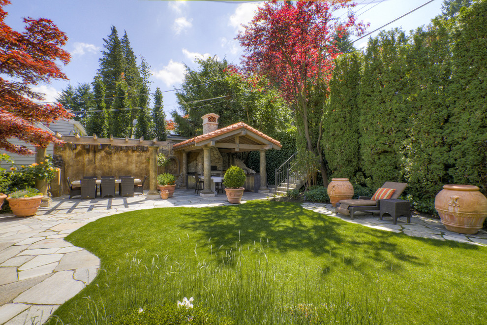Tuscan Outdoor Kitchen - Mediterranean - Patio - Vancouver - by Kettle ...