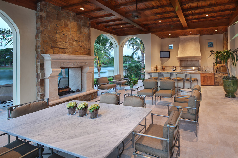 Tuscan Style Home - Mediterranean - Patio - Miami - by John McDonald ...