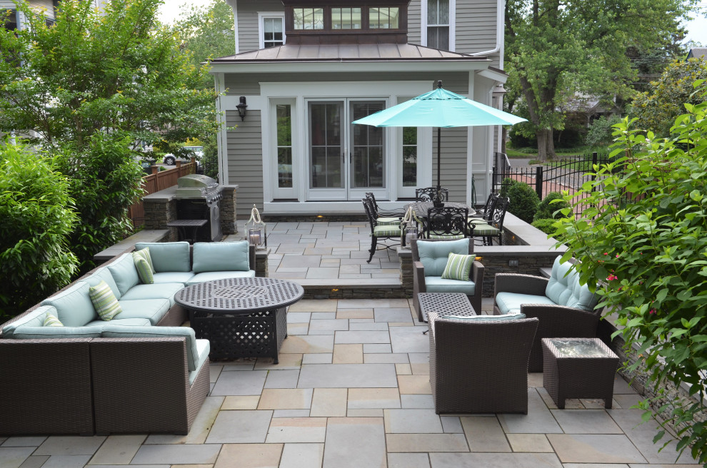 Two level patio living - Traditional - Patio - Philadelphia - by ...
