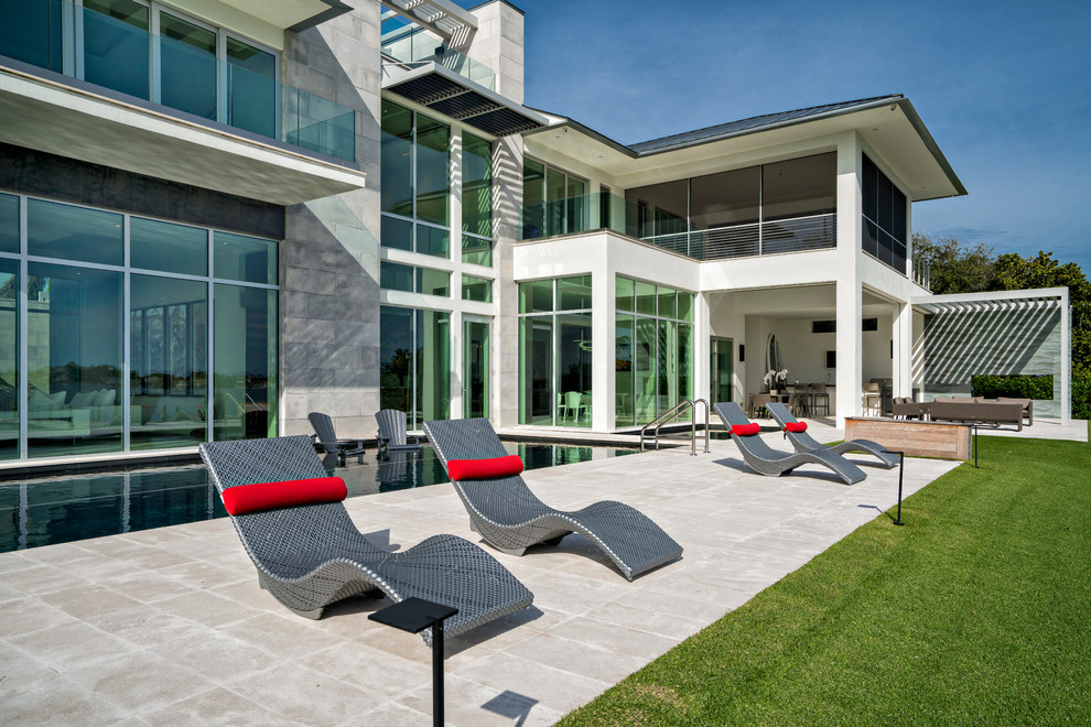 Ultra Modern Jupiter Riverfront Estate - Contemporary - Patio - Miami ...